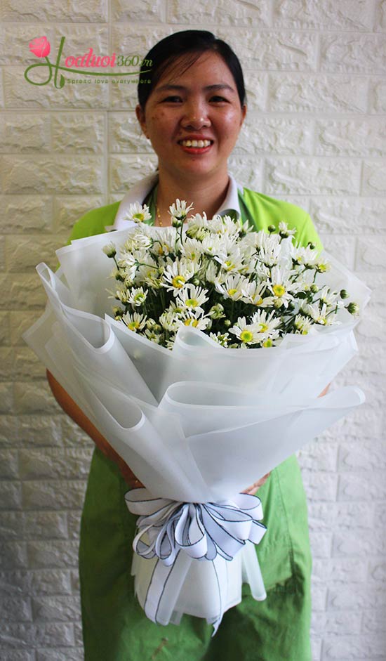 Ý nghĩa Cúc họa mi Hà Nội, điện hoa tươi online, giao hàng 24h